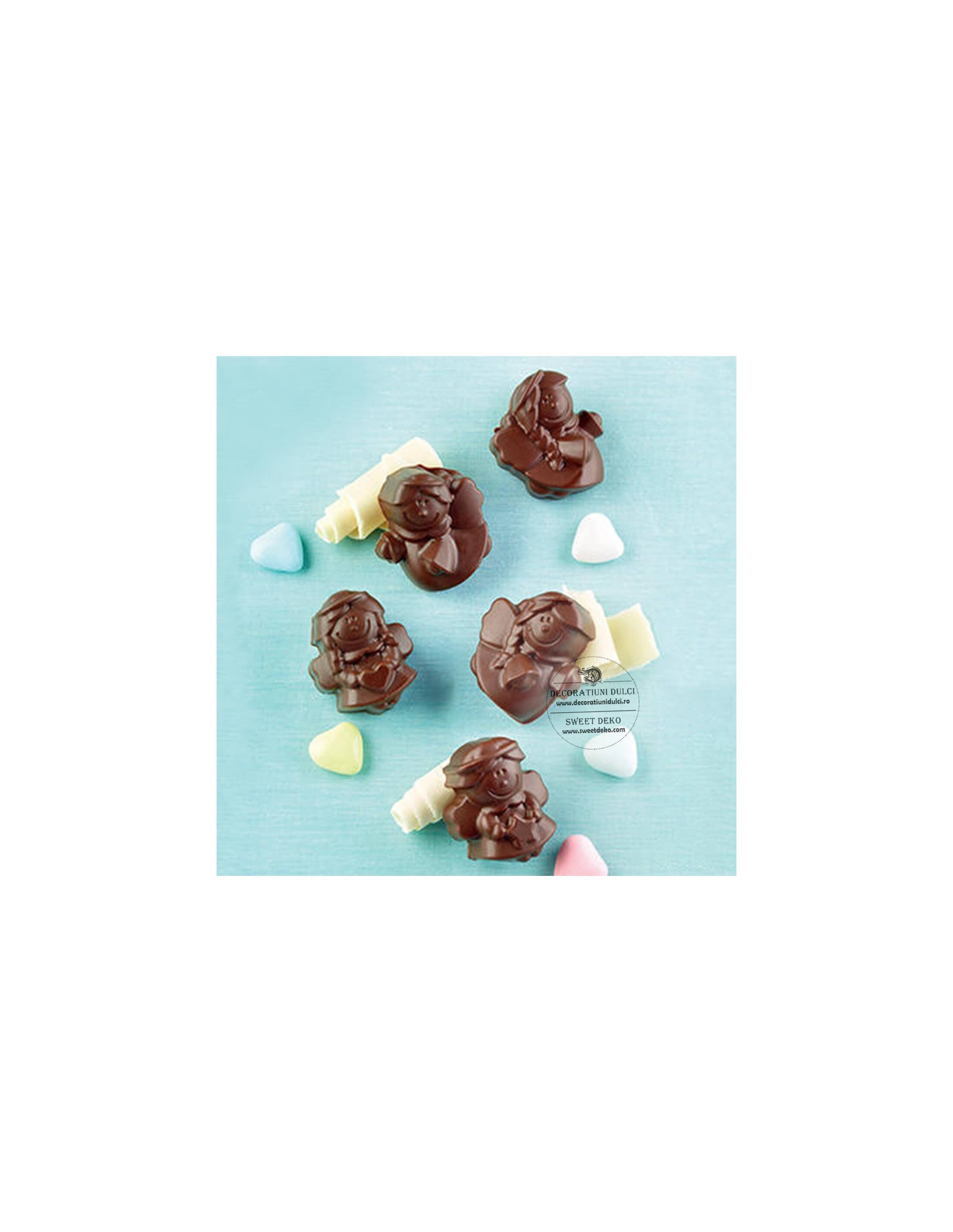 Mulaj praline ciocolata ingerasi, Scg27 choco angels Silikomart