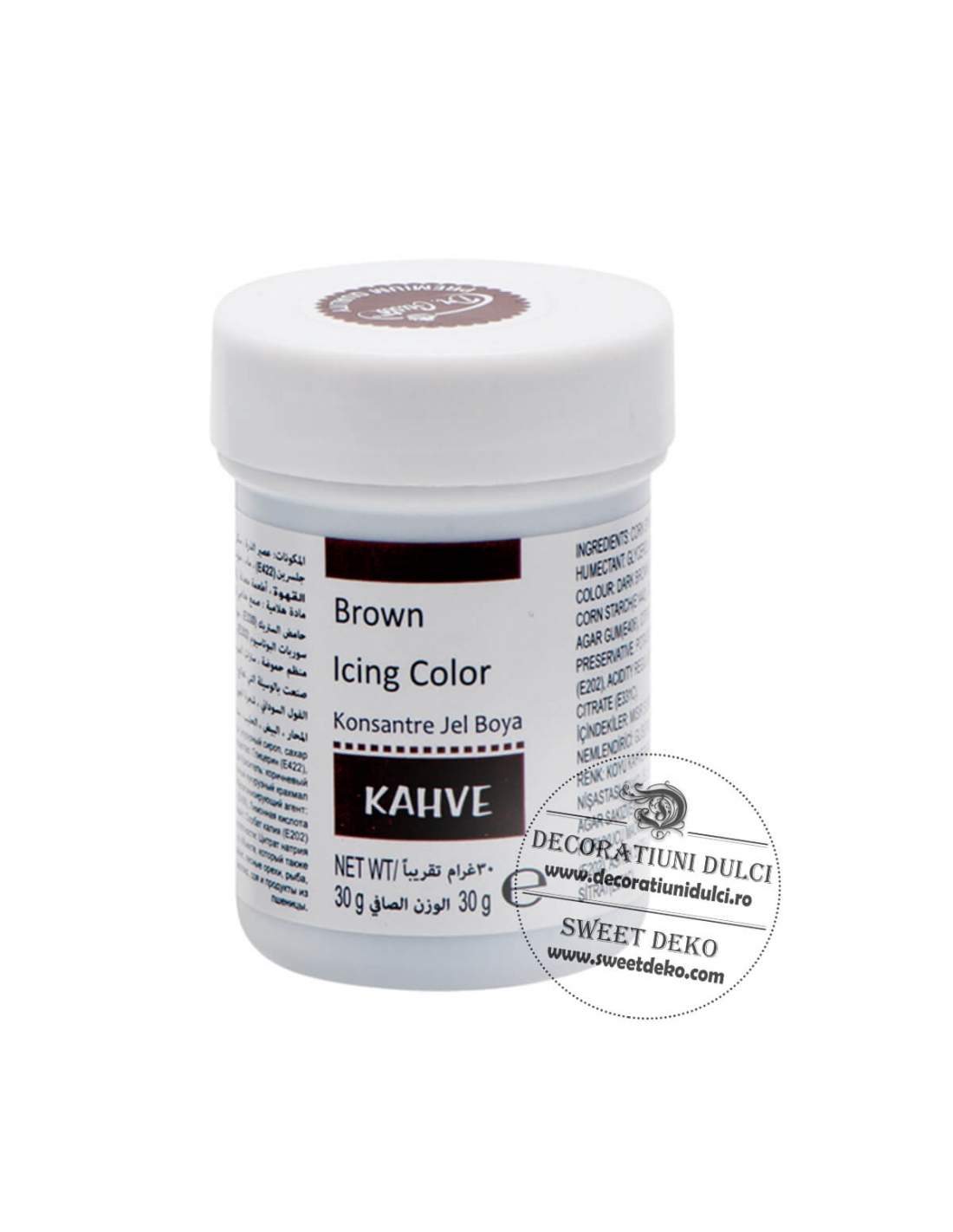 Colorant alimentar gel negru, Dr Gusto Siyah 30g