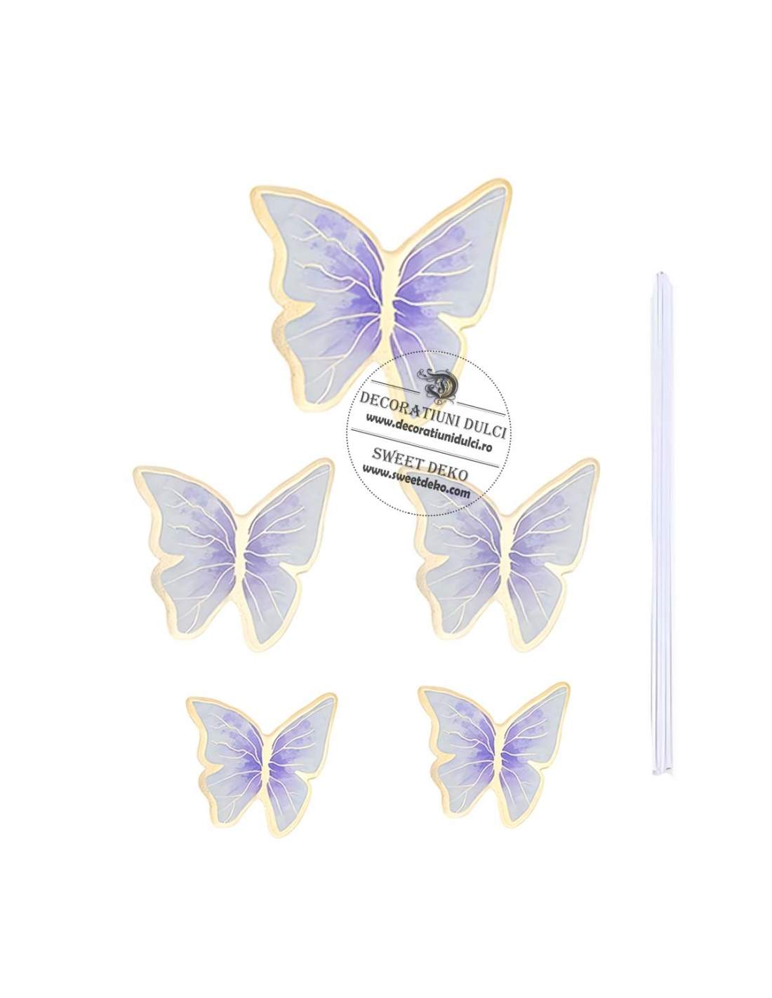 Cake toppers fluturi