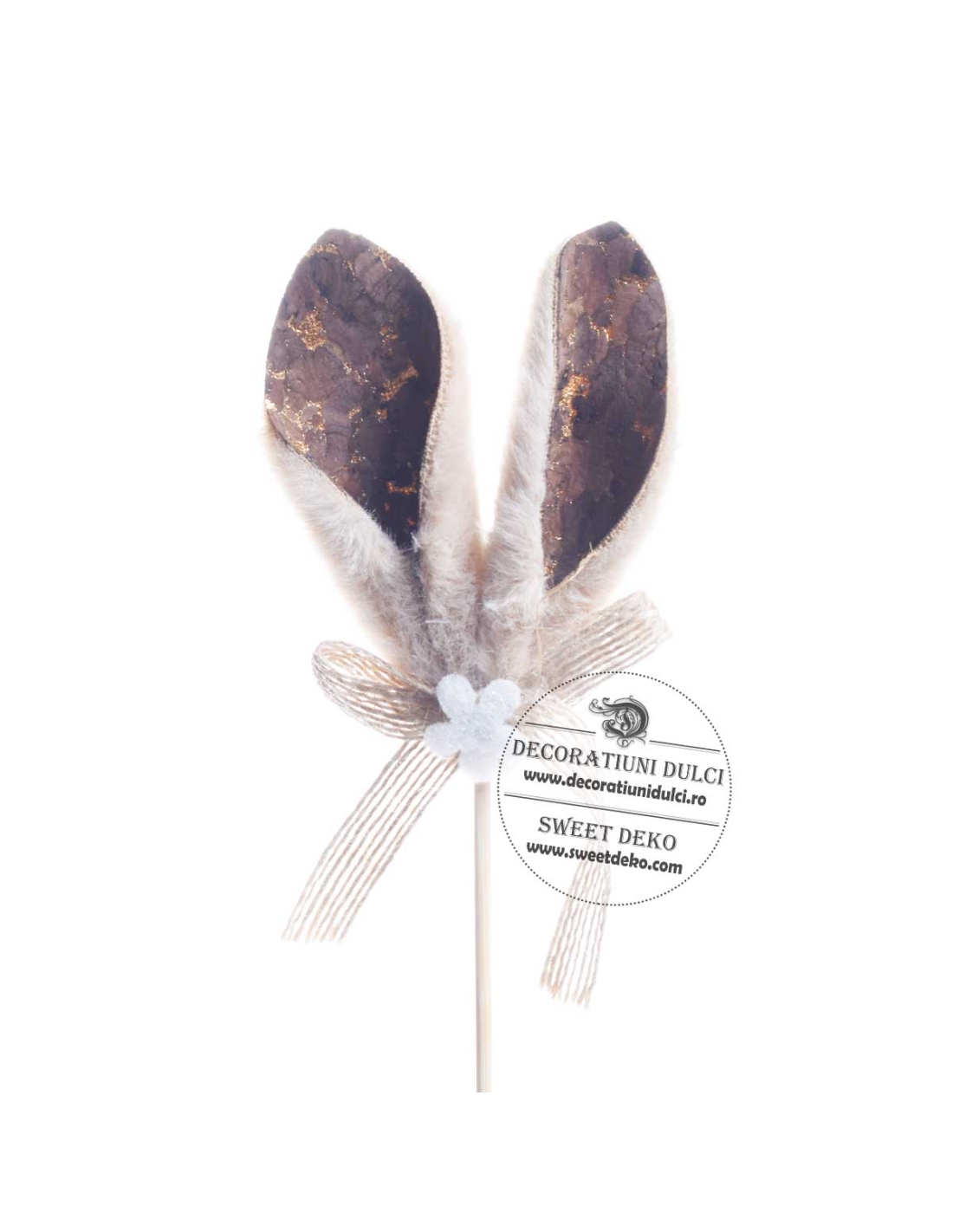 Urechiuse de iepuras, topper decor