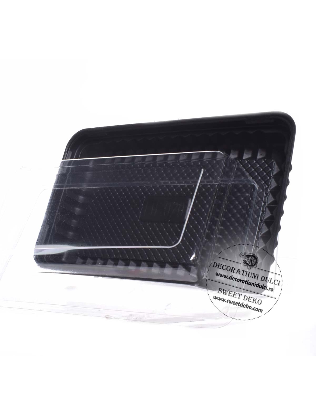 Set tavite cu capac transparent (5buc/set)