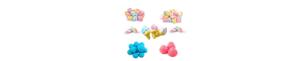 Marshmallow, bezele moi, meringue drops